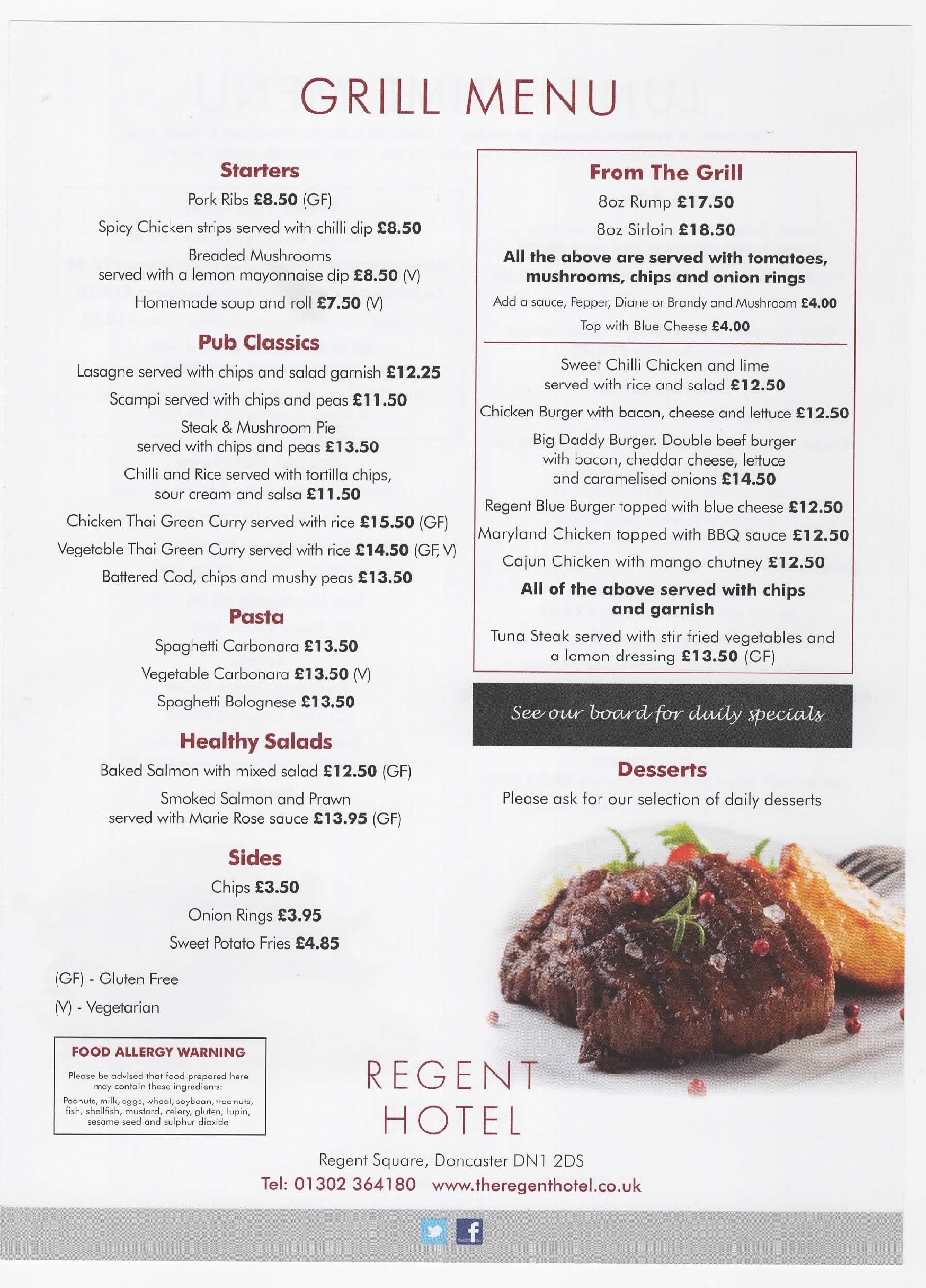 The Regent Bar & Grill, Doncaster | The Regent Hotel
