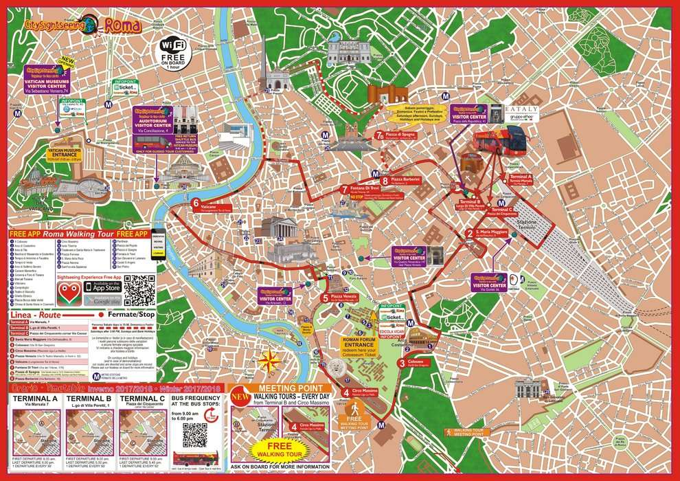 Tickets for Hop-on Hop-off Bus Rome — Rome Welcome Pickups