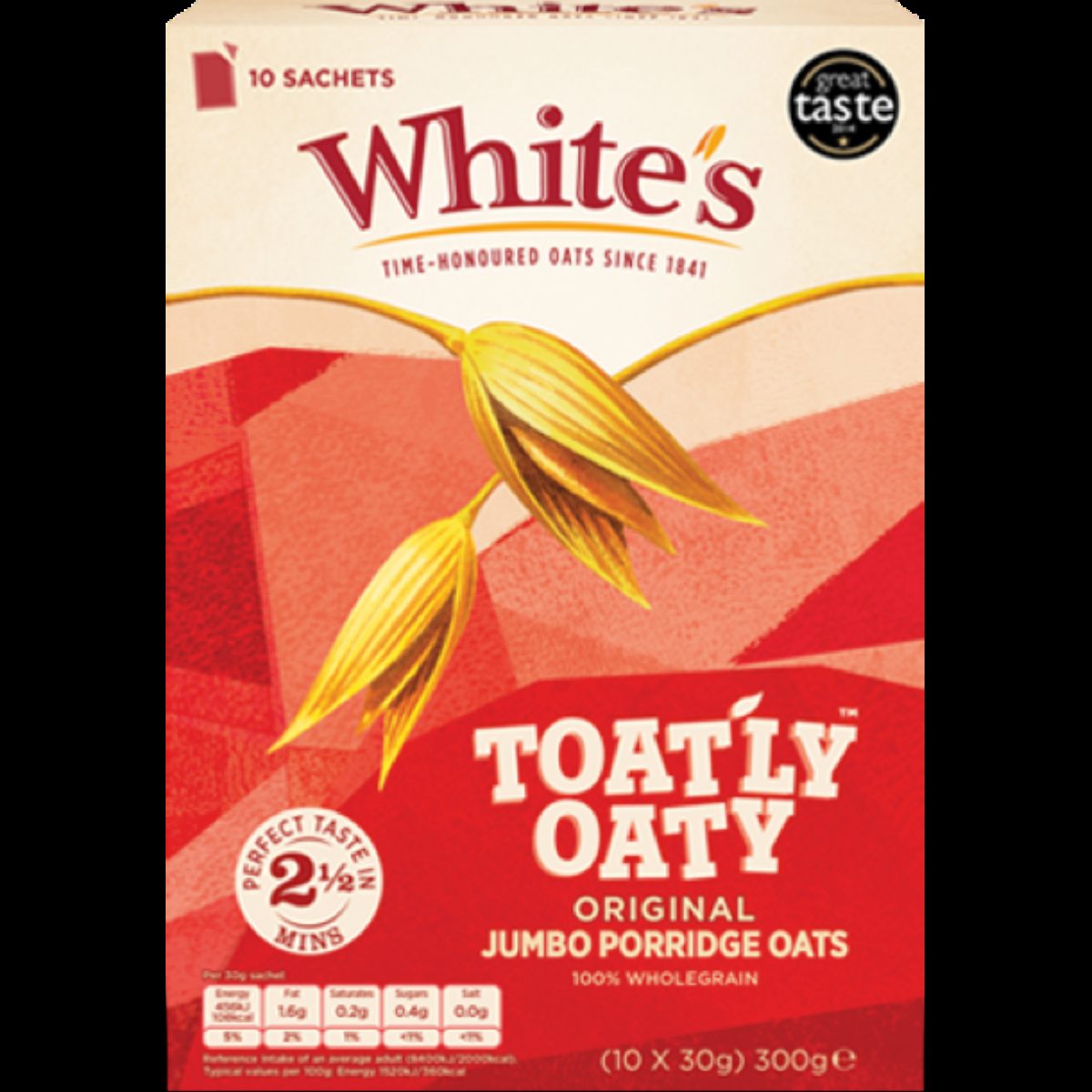 Toat'ly Oaty Original | Instant Porridge Oats | White's | White's Oats