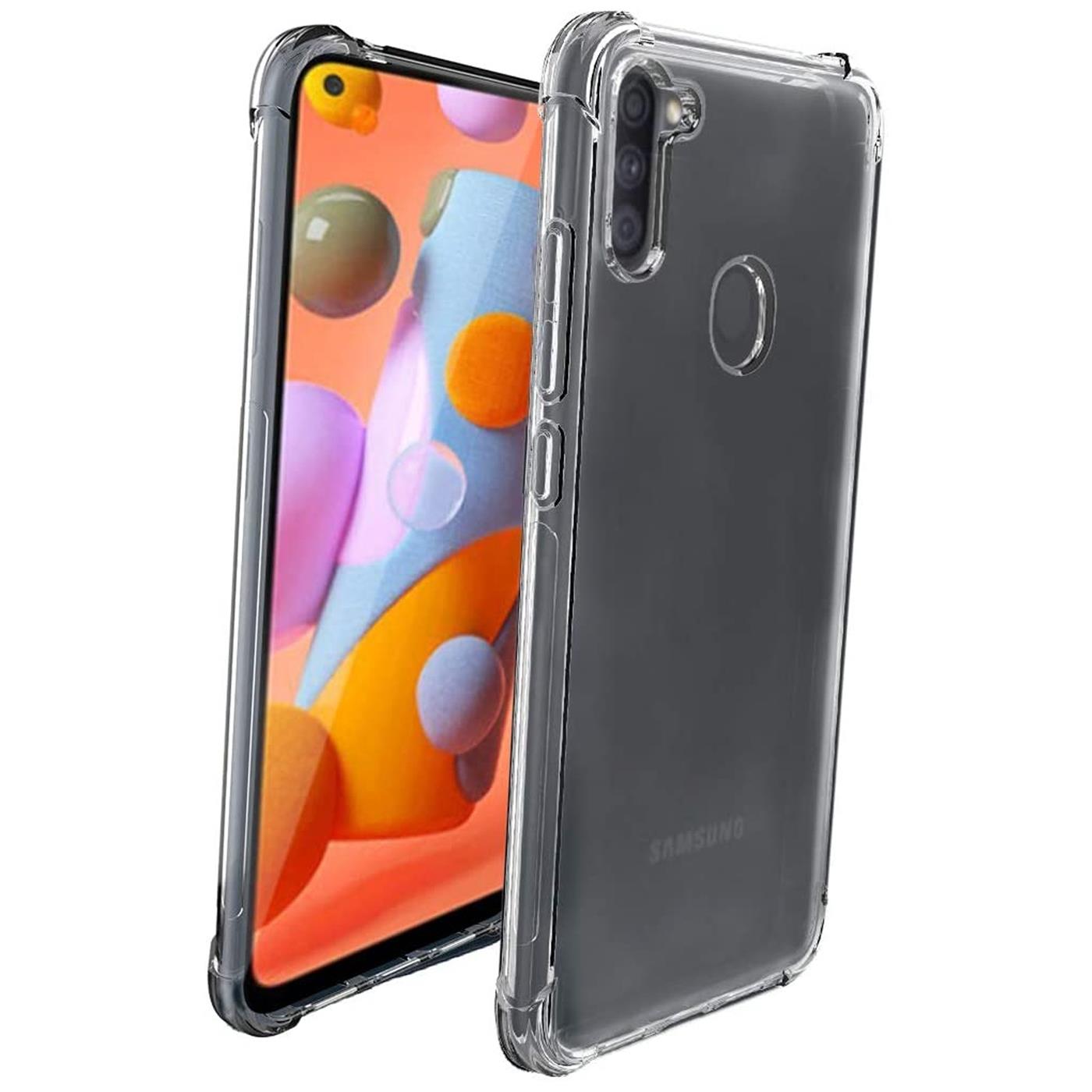 Case for Samsung Galaxy M11 Protective anti Shock Phone Transparent ...