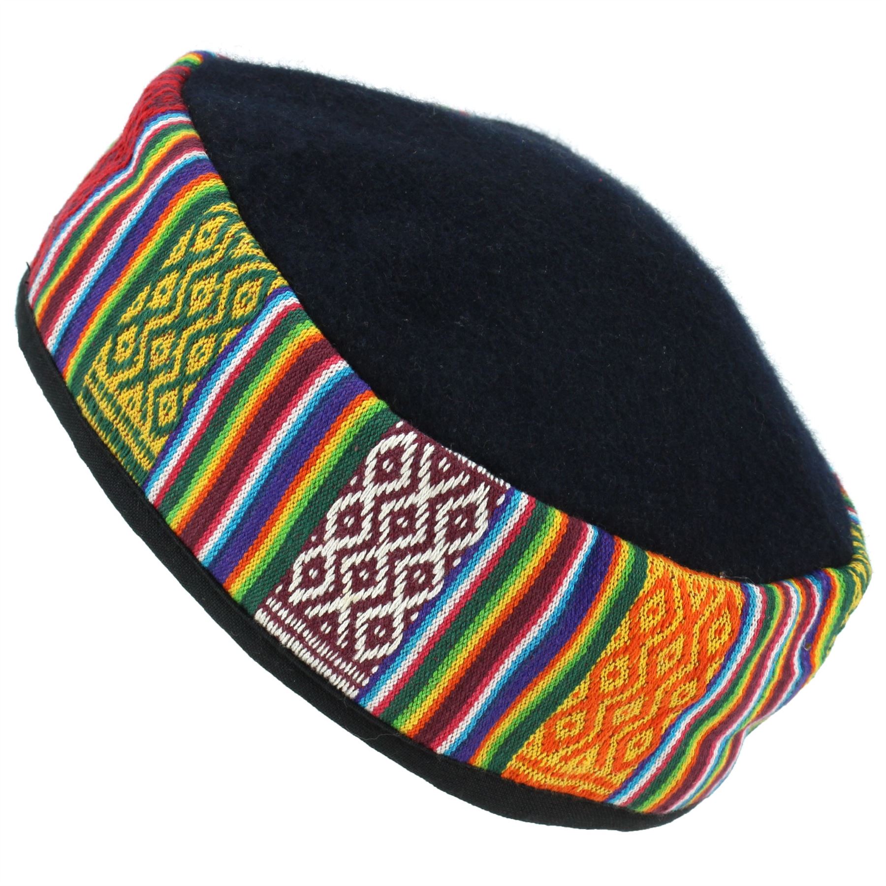 Nepalese Wool Smoking Hat Siesta Cap Fes Festival Unisex Thinking ...