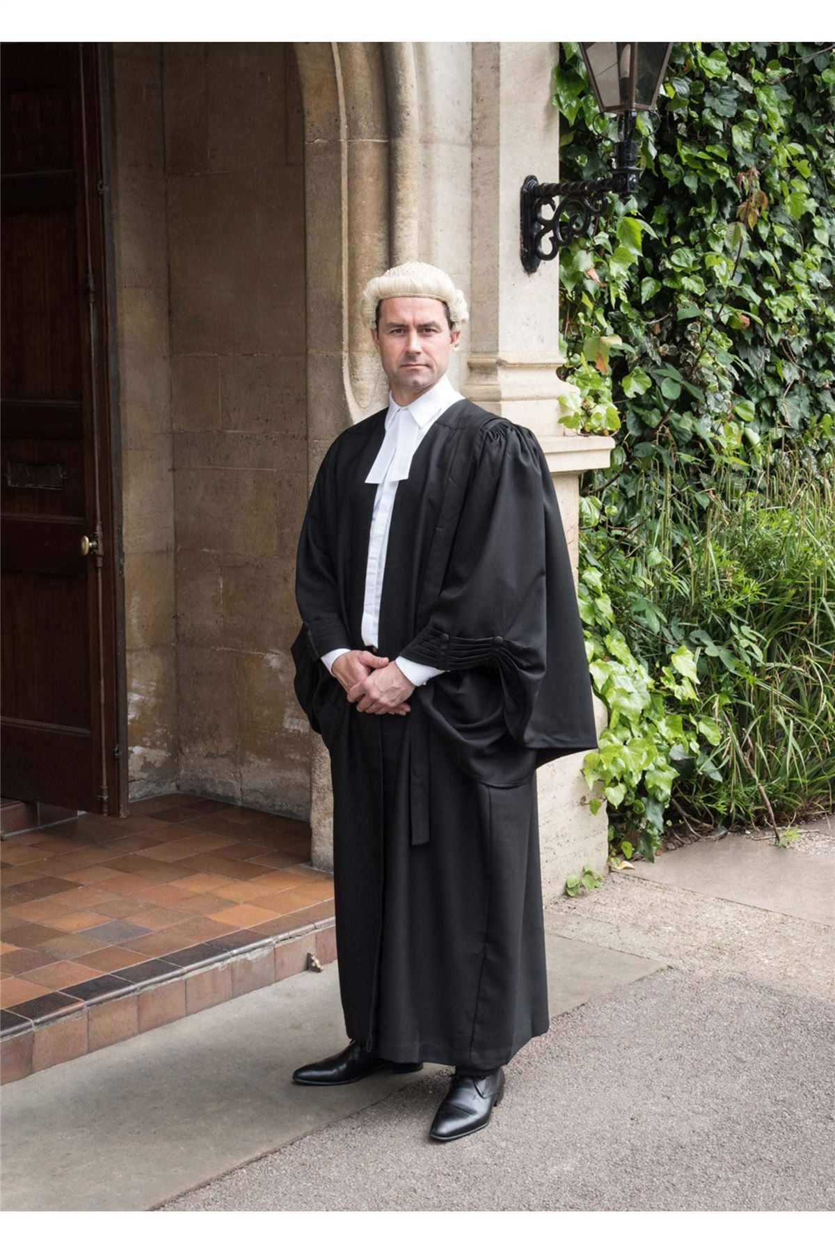 Barrister Gown, Wig and Ribbon/Collarette Set - Legal wear package | eBay