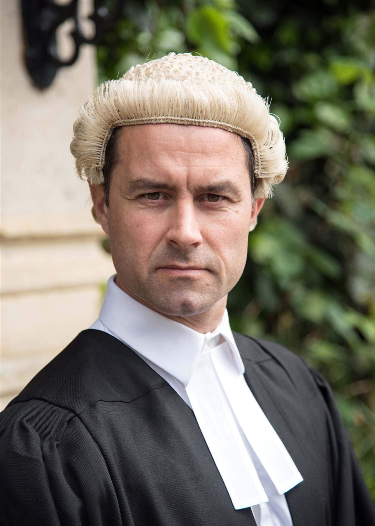 Barrister Gown, Wig and Ribbon/Collarette Set - Legal wear package | eBay