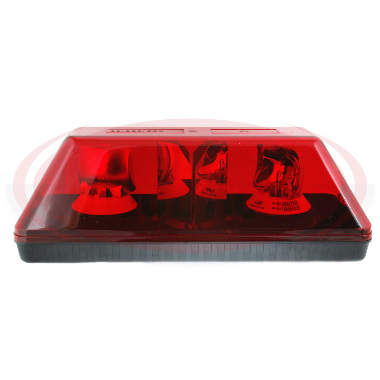 BEA1401R : Mini Light Bar, Red, Rotating