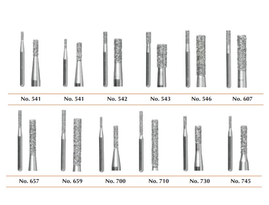 Essential Diamond Bur - Cylinder Flat