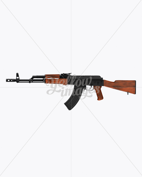 AK-74 Mockup - Side View - Free Download Images High Quality PNG, JPG