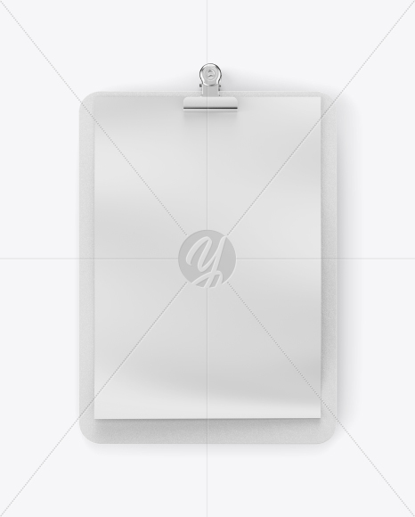 Plastic Clipboard Mockup - Free Download Images High Quality PNG, JPG