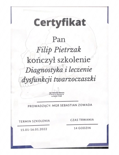 Mgr Filip Pietrzak - Umów wizytę online | ZnanyLekarz.pl