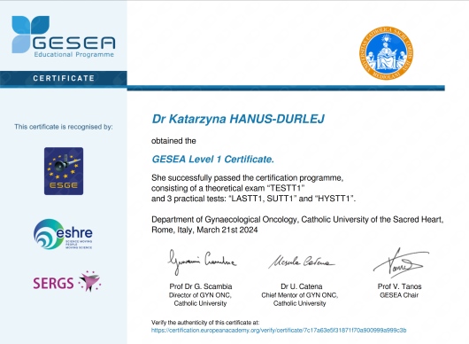 Dr n. med. Katarzyna Hanus- Durlej - ginekolog, ultrasonografista ...