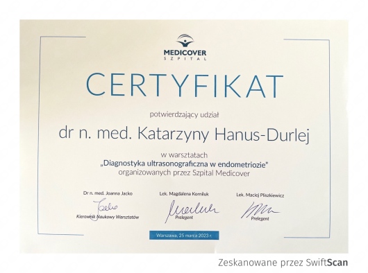 Dr n. med. Katarzyna Hanus- Durlej - ginekolog, ultrasonografista ...