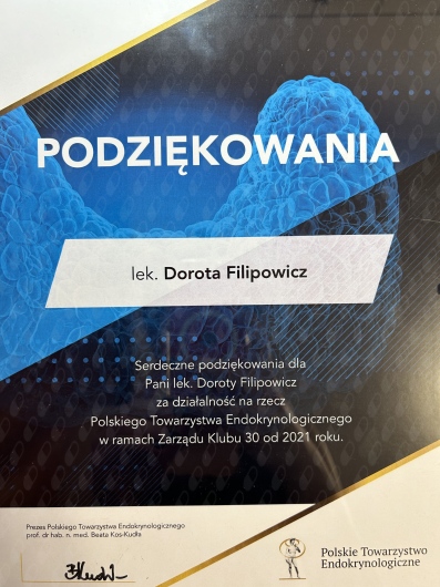 Dr n. med. Dorota Filipowicz - Umów wizytę online | ZnanyLekarz.pl