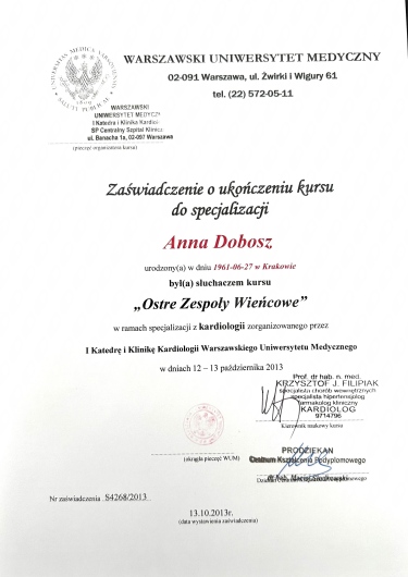 Lek. Anna Maria Dobosz - Umów wizytę online | ZnanyLekarz.pl