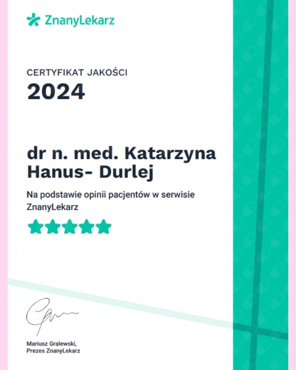 Dr n. med. Katarzyna Hanus- Durlej - ginekolog, ultrasonografista ...